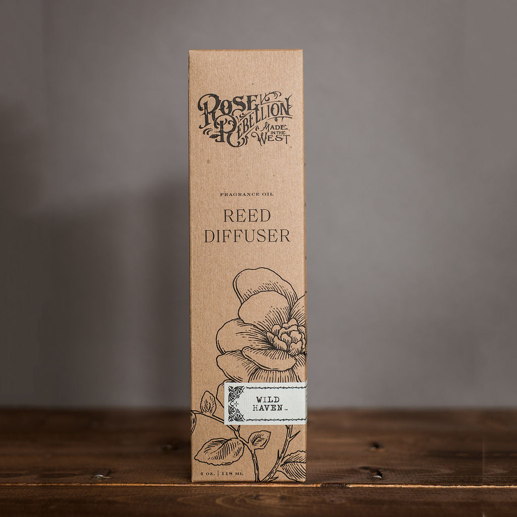 Wildhaven Reed Diffuser – Western Luxury Scent for Home – R. Rebellion