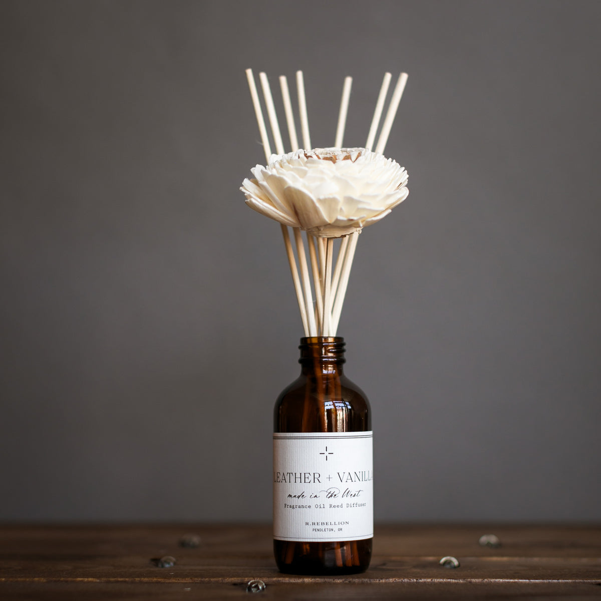 Leather + Vanilla Reed Diffuser – R. Rebellion