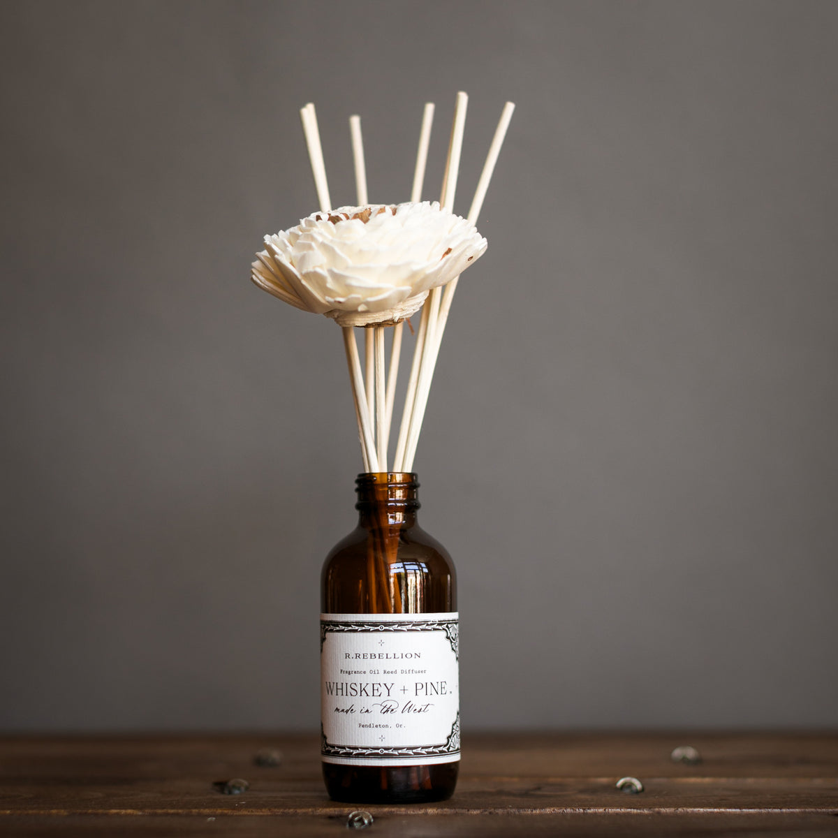 Whiskey + Pine Reed Diffuser – R. Rebellion