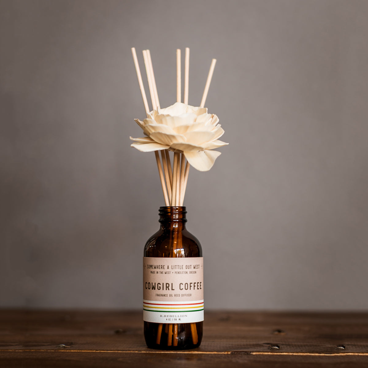 Cowgirl Coffee Reed Diffuser – Chai Latte Fragrance | R. Rebellion "Camp Rebellion"