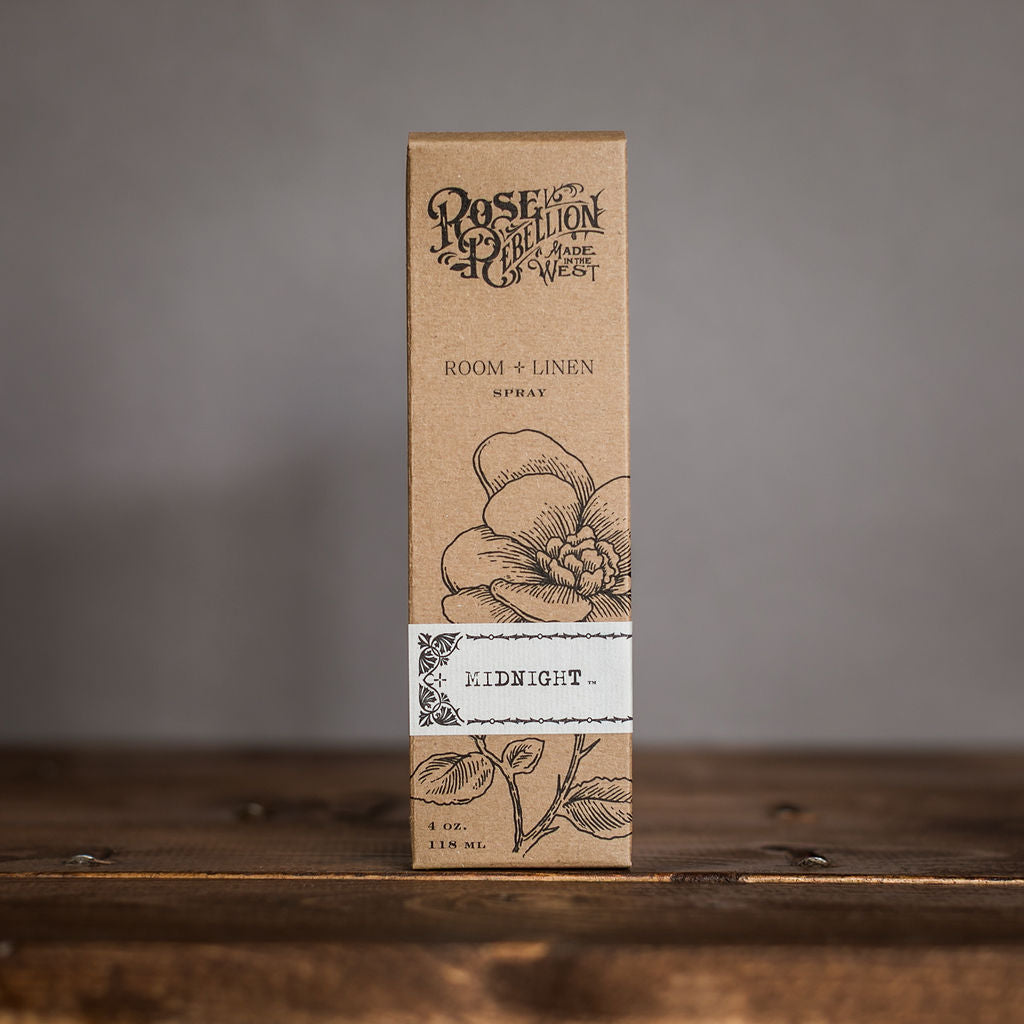 Midnight Room + Linen Spray – Floral Blackberry & Musk – R. Rebellion
